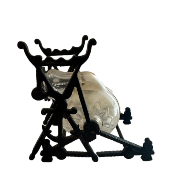 Other | Vintage Cast Iron Revolving Snail Inkwell With Anchor Design On ...